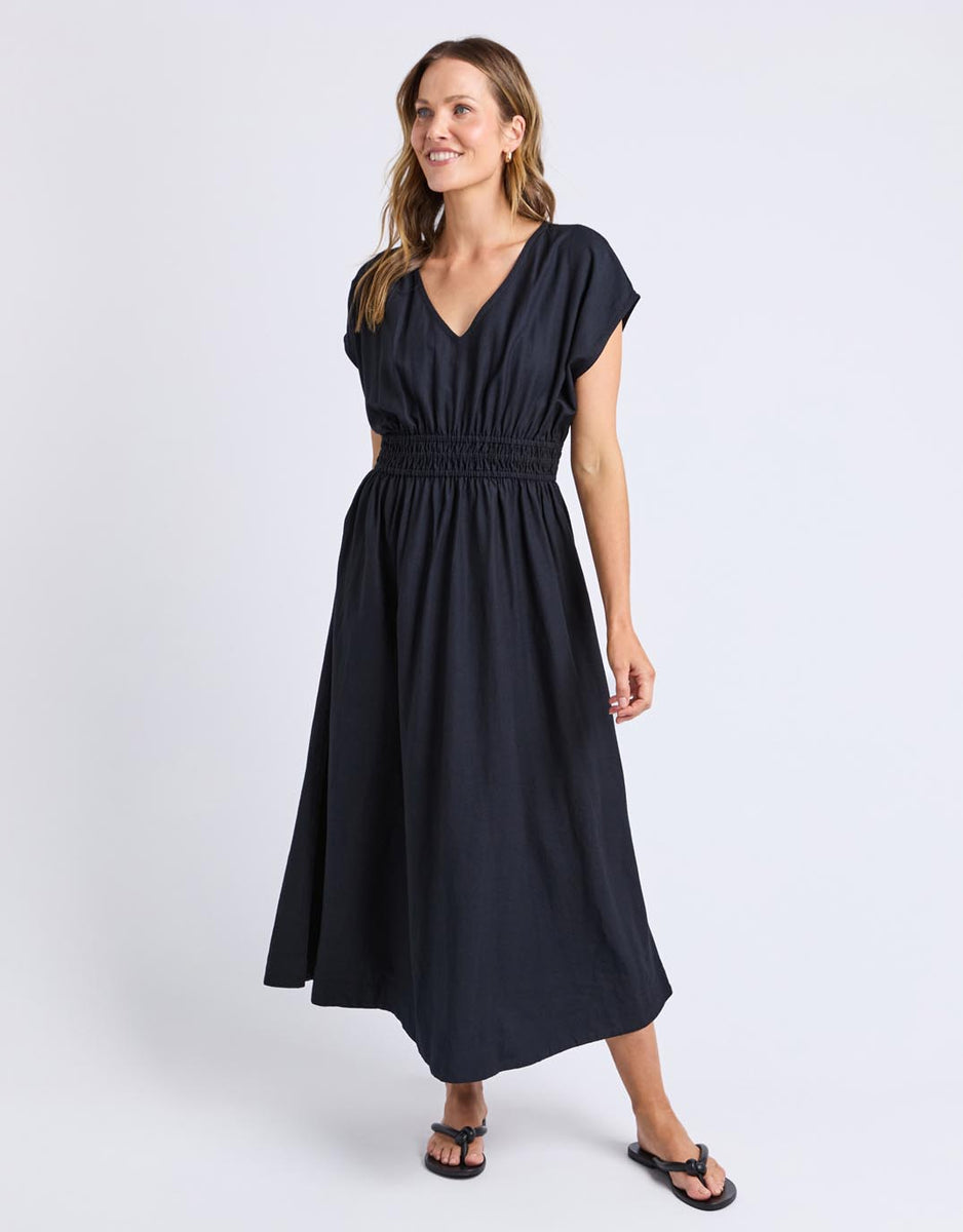 Misty Dress - Navy Elm for Sale Online New Zealand | White & Co.