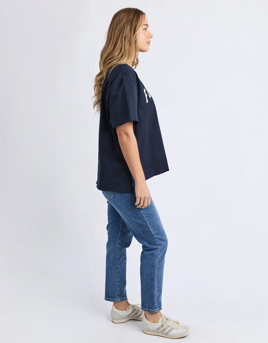 Buy Pulse Tee - Navy Foxwood for Sale Online New Zealand | White & Co.