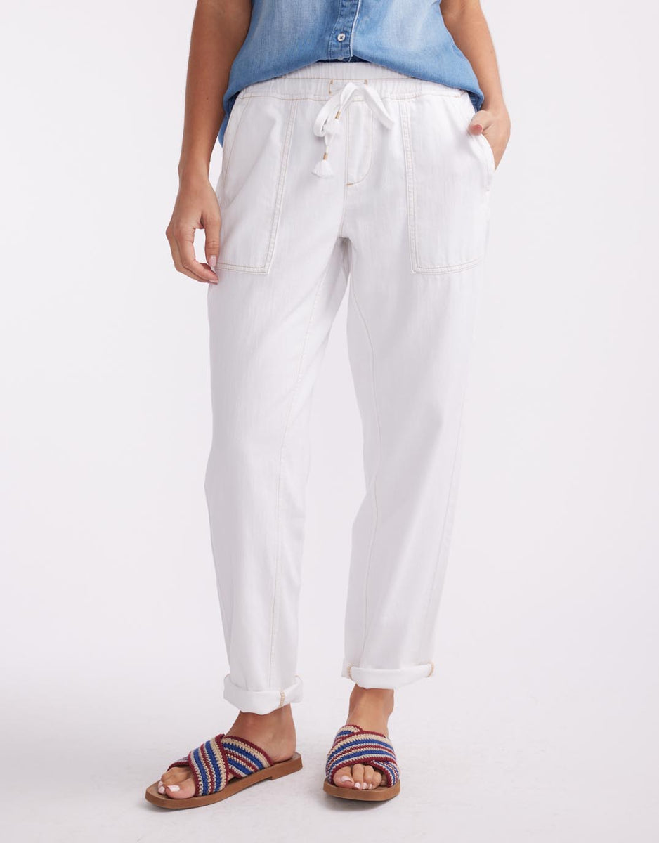 Buy Beach Comber Pant - White White & Co. for Sale Online New Zealand ...