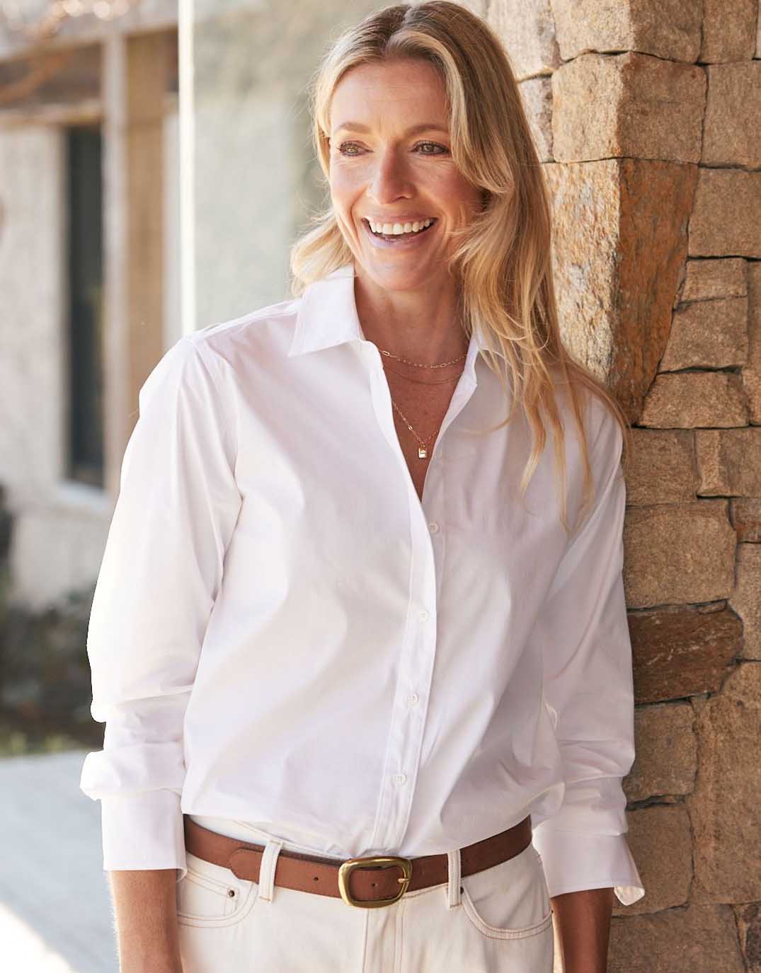 Classic Shirt - White White & Co. for Sale Online New Zealand | White & Co.